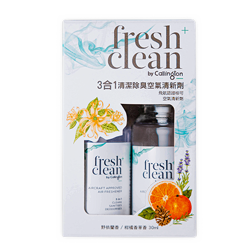 Callington Fresh+Clean 3合1清潔除臭空氣清新劑 (30ml*2瓶 / 盒) - JC Easy Life 杰曦生活